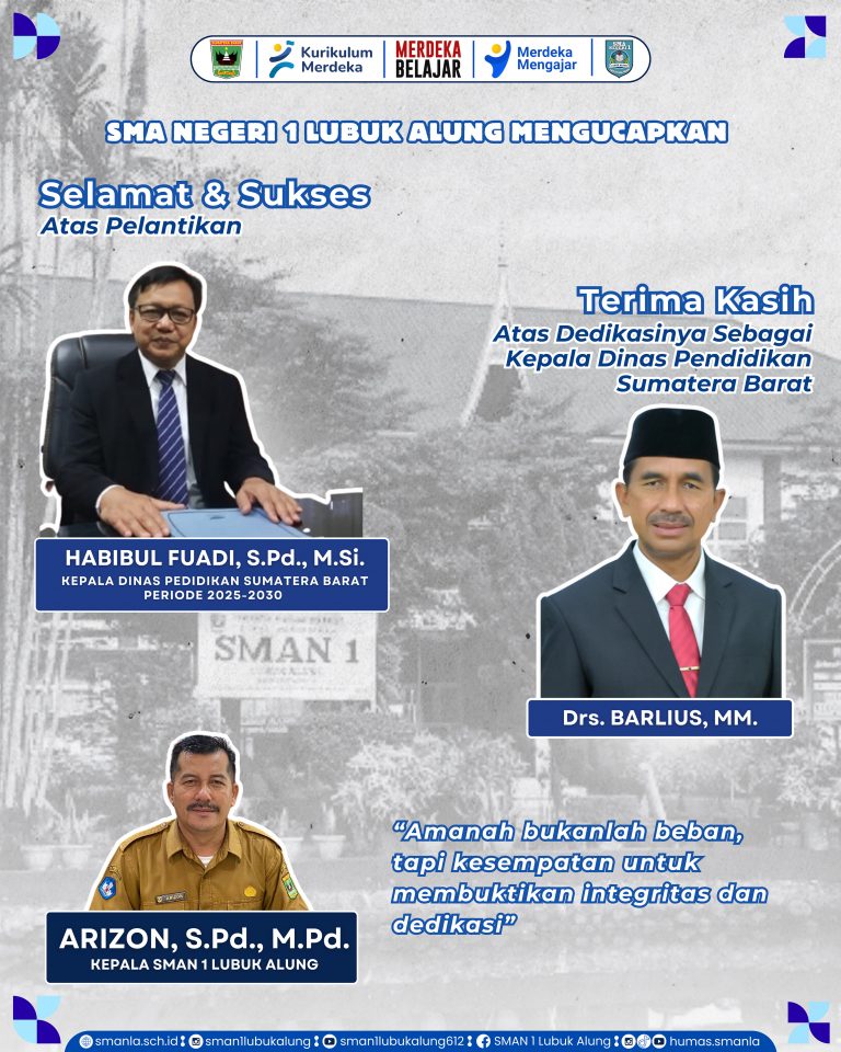Selamat dan sukses atas pelantikan Bapak Habibul Fuadi, S.Pd., M.Si ...